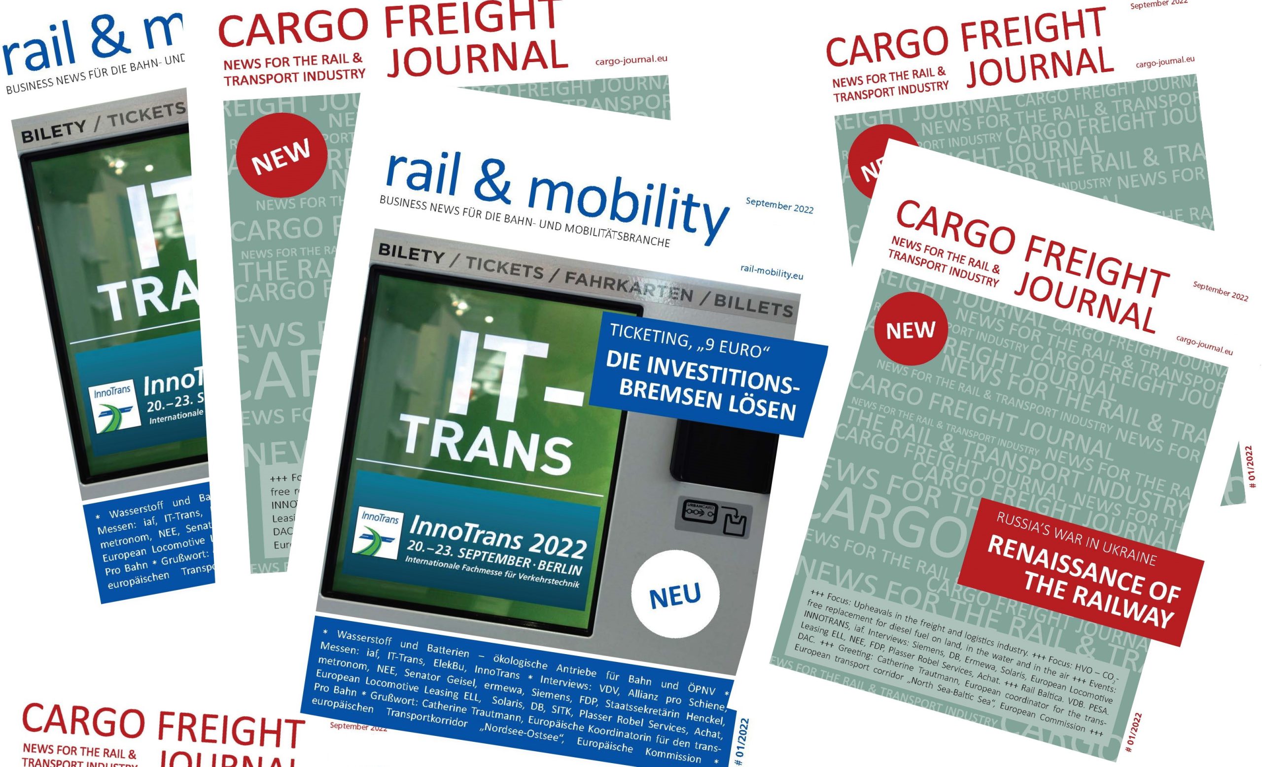 CARGO FREIGHT JOURNAL and rail & mobility: New magazines for the ...